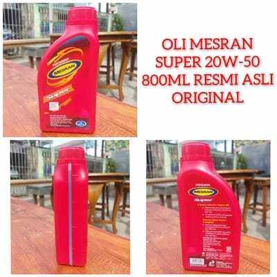 Oli Pertamina MESRAN SUPER 0,8Liter SAE 20W-50 | Lazada Indonesia