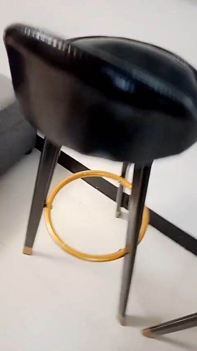 2PCS Highchair Bar Counter Stackable 80CM Milk Tea Stool Household High ...