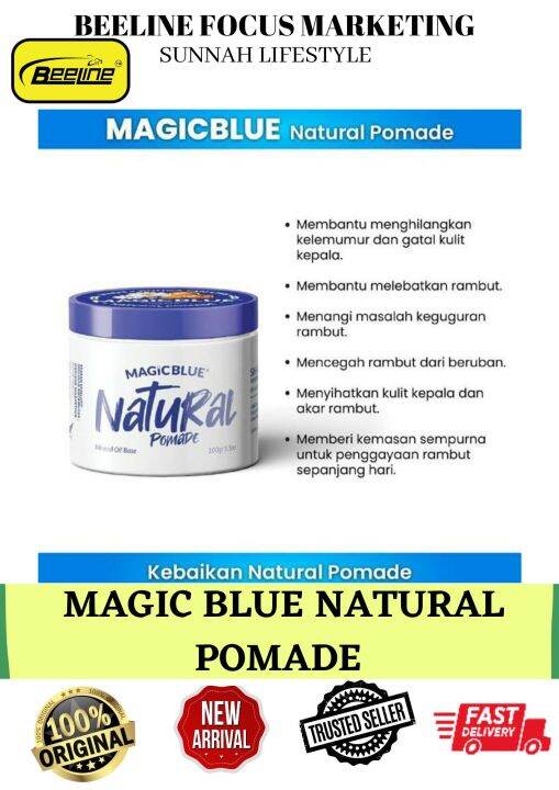 Natural Pomade Magic Blue | Lazada
