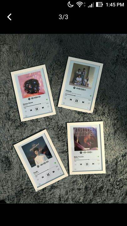 Customized Spotify Picture with Frame and the Working Spotify Codes ...