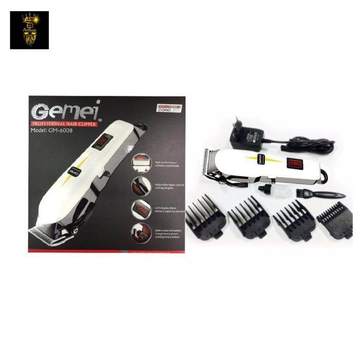 Pro Geemy_Professional Hair Clipper - Model : GM-6008. | Lazada