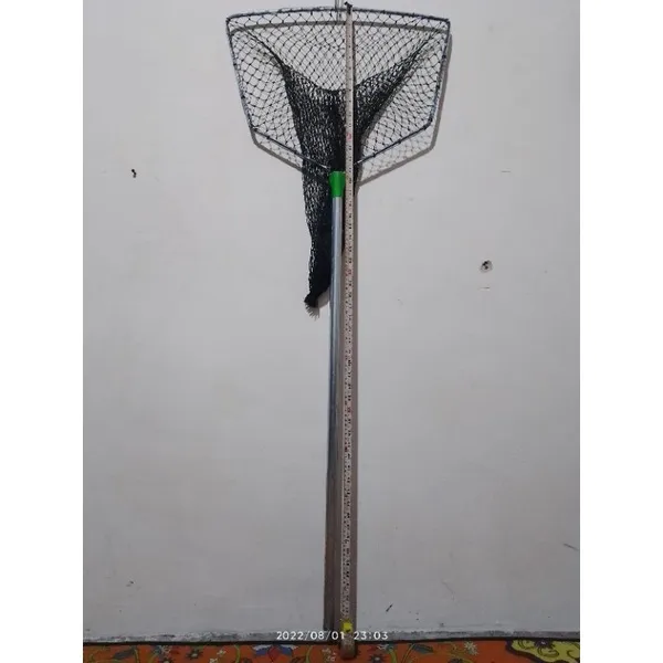 serokan seser ikan besar lebar 50cm gagang besi 100cm | Lazada Indonesia