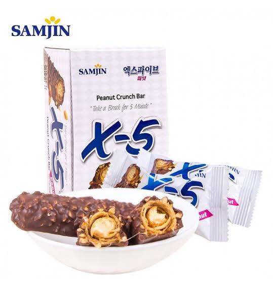 Samjin x5 bar/samjin x5 chocolate/samjin x-5/samjin x5 Korea/coklat samjin x5 | Lazada Indonesia