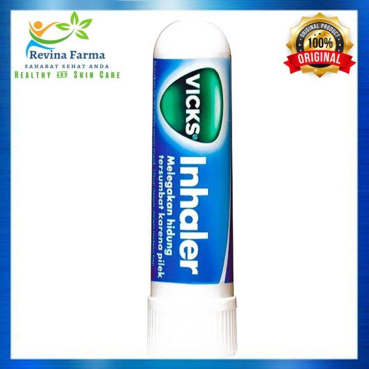 Vicks Inhaler untuk hidung tersumbat, pilek & Flu 100% produk original ...