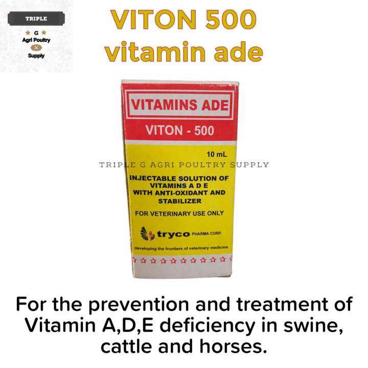 Viton 500 10ml Vitamins ADE | Lazada PH