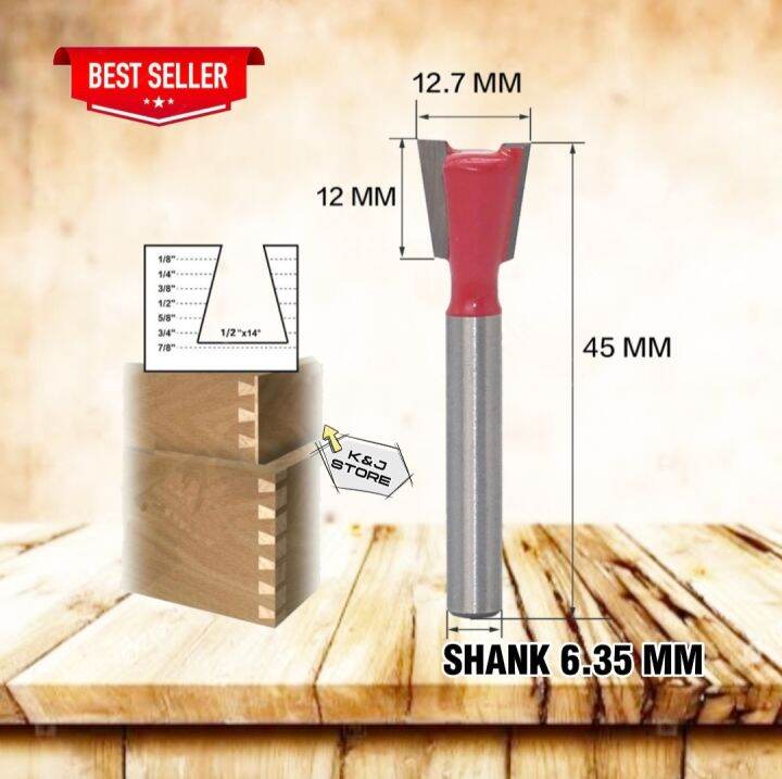 MATA PROFIL KAYU DOVETAIL JOINT | MATA ROUTER STRAIGHT BIT ENGRAVING ...