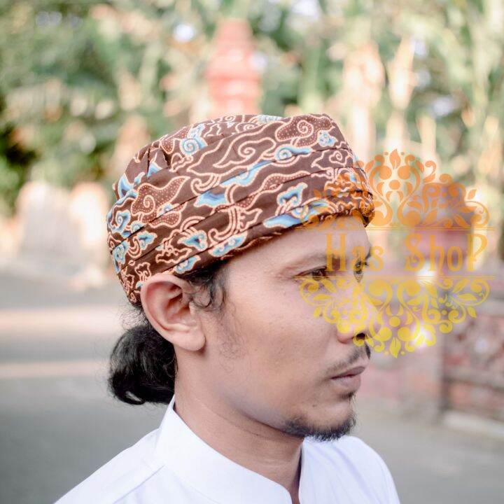 Blangkon Iket Sunda Premium Candra Sumirat - Ikat Totopong Bendo Sunda ...