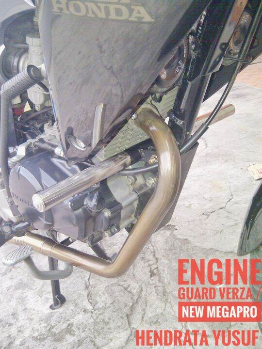 Engine guard Honda Verza | New Megapro Tubular Dudukan Lampu Tembak ...
