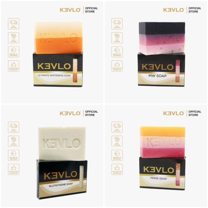 KEVLO Soaps : Ultimate Whitening / Prime / Glutathione / MW | Lazada PH