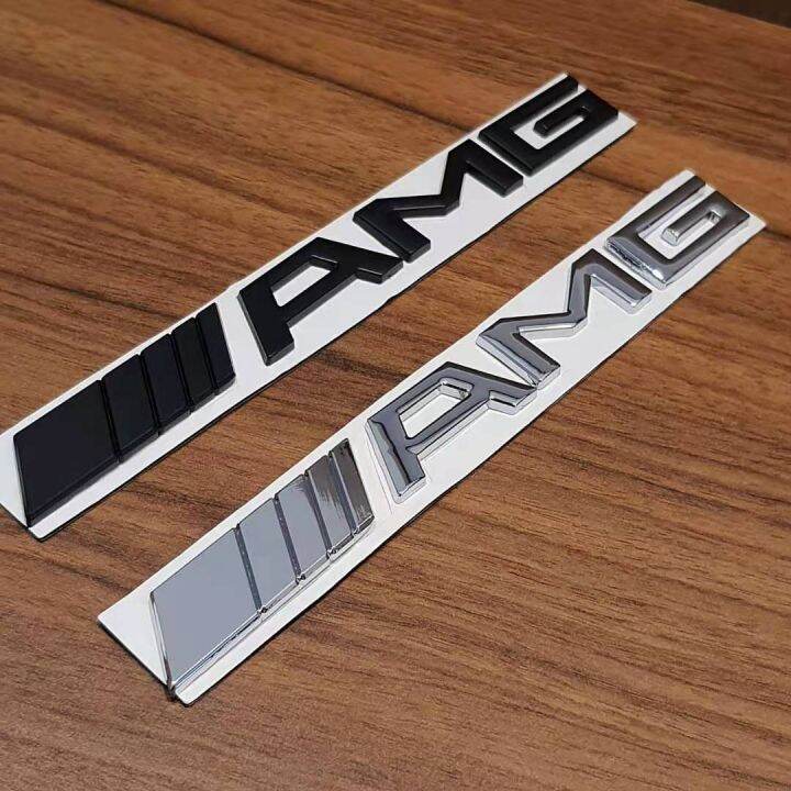 Metal Logo AMG 3d Badge Metal Emblem Logo Car Sticker | Lazada