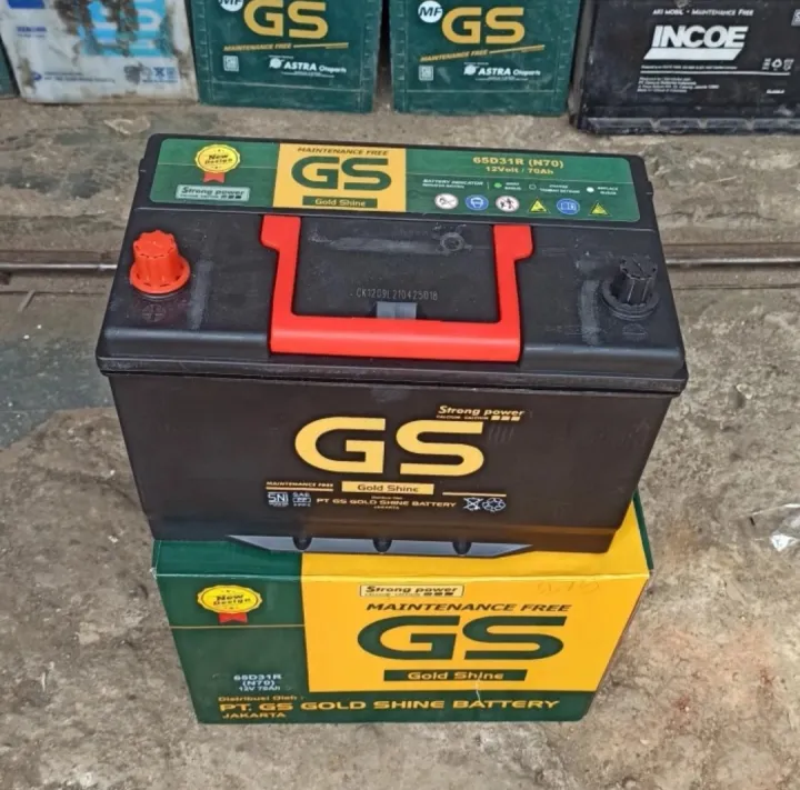 AKI BATERAI KERING GS GOLDSHINE MF N70/65D31R PANTHER L300 GENSET ...