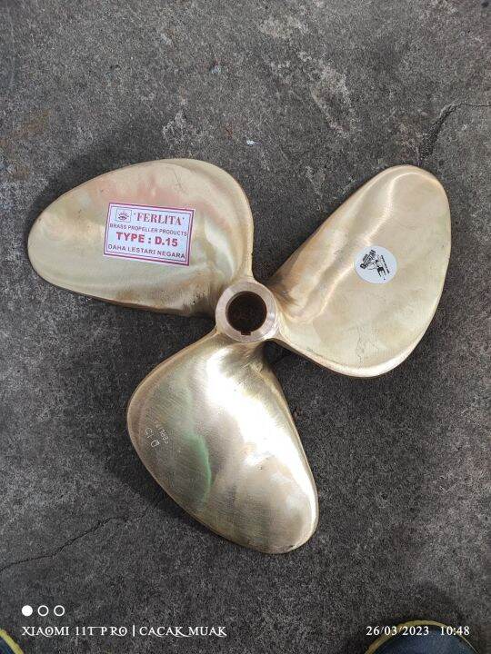 kipas perahu D15.kipas kapal.baling baling perahu/kapal.propeller ...
