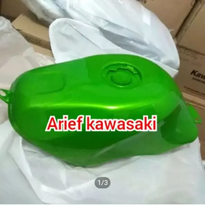 Tangki bensin / Tangki ninja rr new hijau metalik dan hitam orginal ...