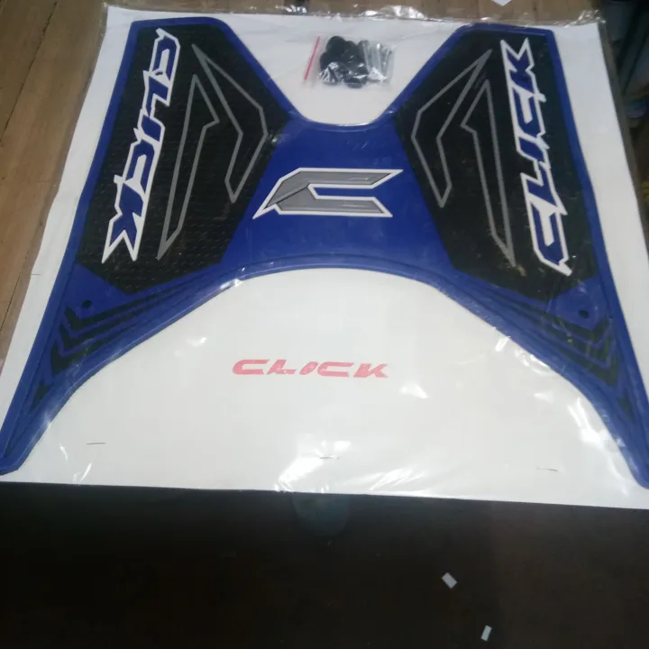 foot matting rubber click 125 / 150 V2 blue | Lazada PH