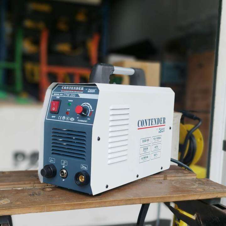 CONTENDER 200A TIG INVERTER WELDING MACHINE WITH ARGON REGULATOR (CTW ...