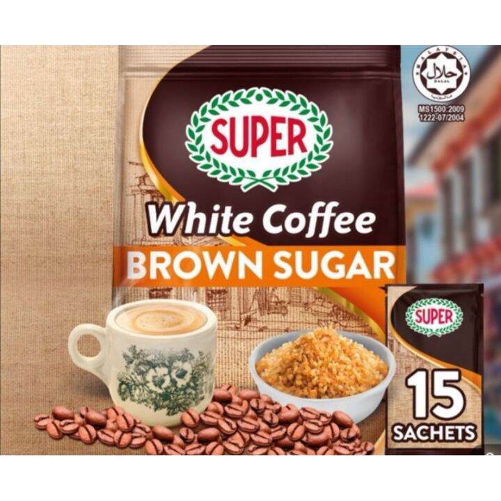 Super White Coffee (Roasted Brown Sugar) (36gx15Stick) | Lazada