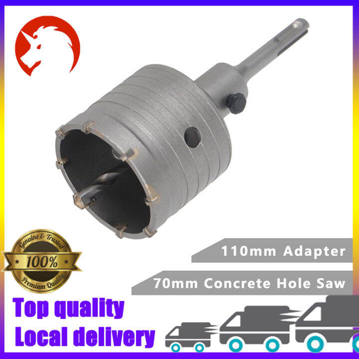 70mm Concrete Tungsten Carbide Alloy Core Hole Saw SDS PLUS Electric ...