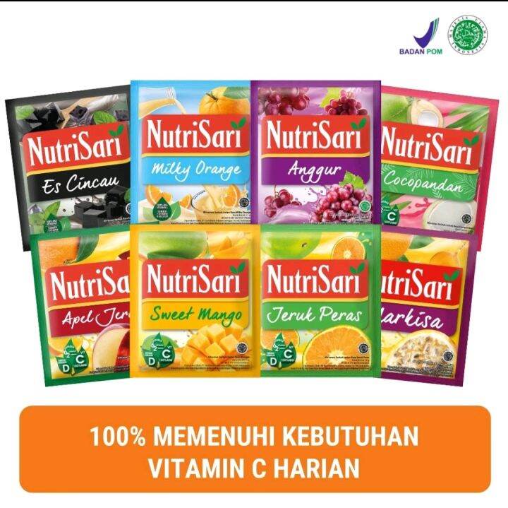 Nutrisari Minuman Rasa Buah Sachet Jual Sachet | Lazada Indonesia