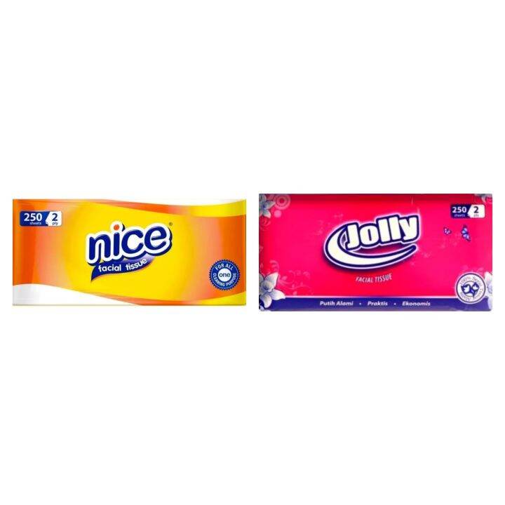 Tissue Nice dan Jolly 250sheet 2ply | Lazada Indonesia