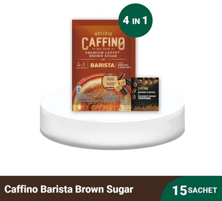 CAFFINO BARISTA PREMIUM LATTE BROWN SUGAR 15 SACHET | Lazada Indonesia