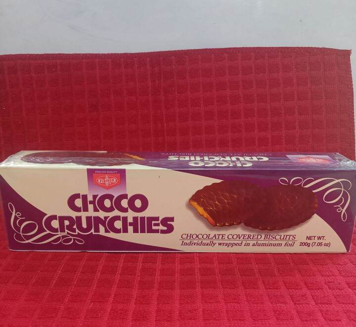 Choco crunçhies 200g chocolate covered biscuit | Lazada PH