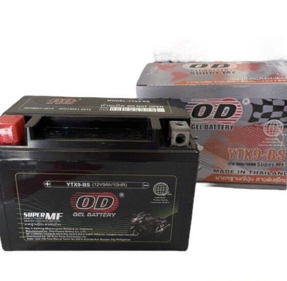 OD battery YTX9-BS For XR200/ROUSER/STEED/SUPER4/CBR-400/BANDIT | Lazada PH