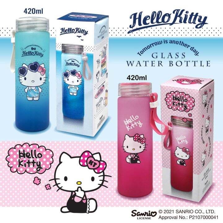 Hello Kitty Glass Bottle with Lod 420ml | Lazada PH