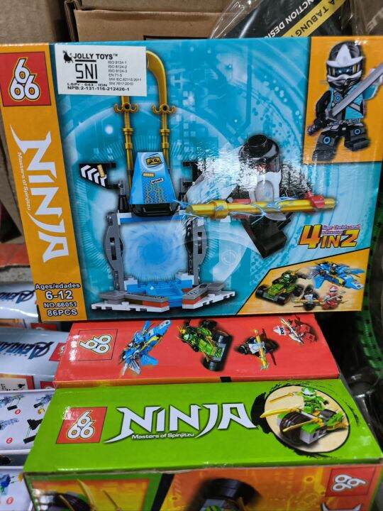 Lego Ninja Super Chariots and Battleships 4in2 | Lazada Indonesia