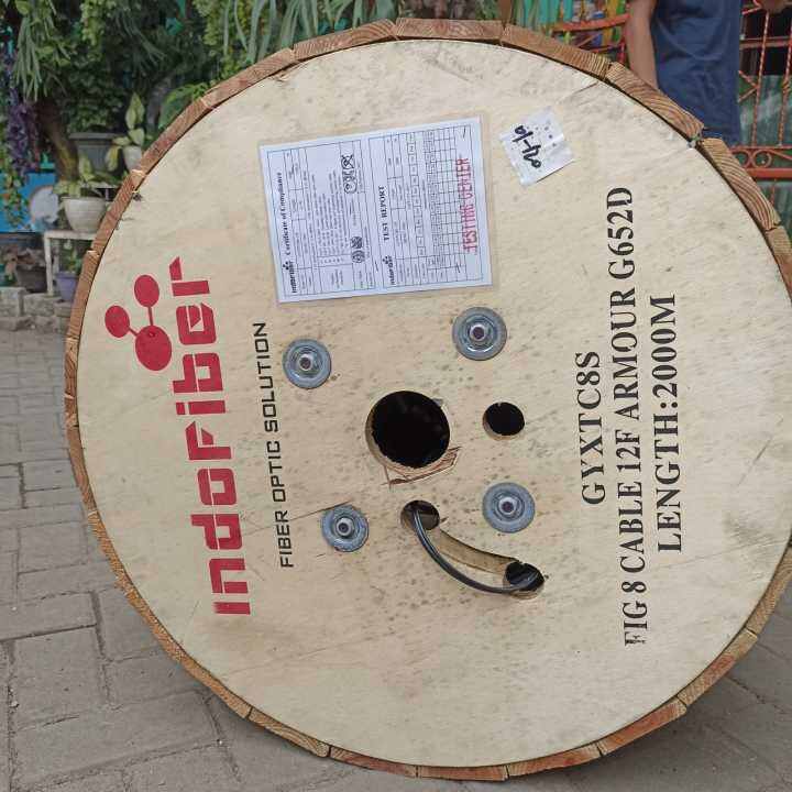 Kabel FO 12 Core Fig8 Armored Indo Fiber 2Km | Fiber Optic | Lazada Indonesia