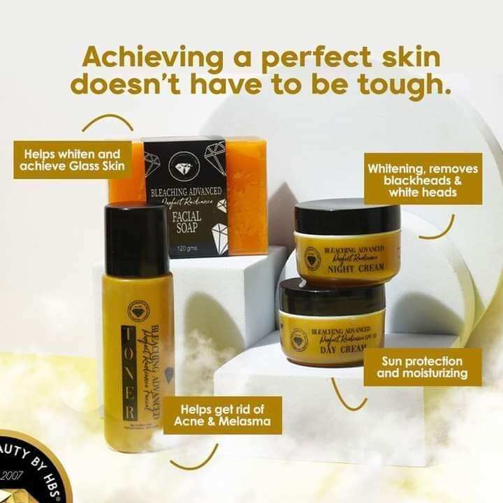 10x PERFECT RADIANCE SET for melasma, aged skin, freckles mild ...