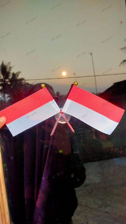 bendera merah putih. bendera tempel kaca mobil | Lazada Indonesia