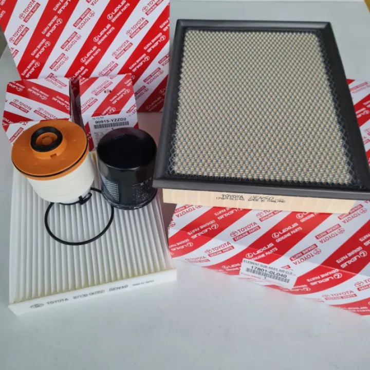 Filter Set for Toyota Hilux/Fortuner/Innova [2016-2020] | Lazada PH