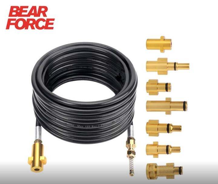 10m High Pressure Washer Pipeline Sewage Dredging Jet Hose Sewer Drain ...