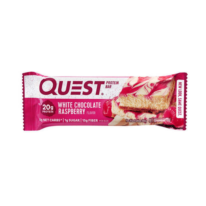 QUEST NUTRITION QUEST BAR 60G WHITE CHOCOLATE RASPBERRY (PER PIECE ...