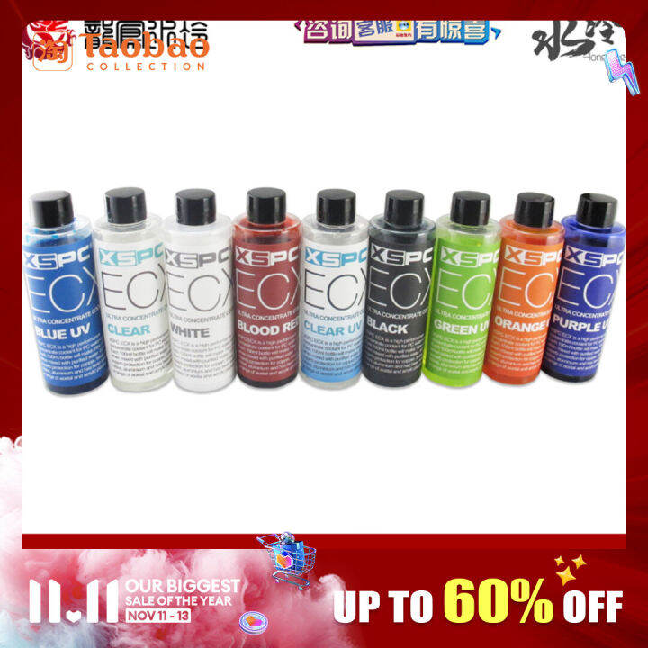 Xspc ECX Split DIY Cooling Water Cooling Liquid Transparent UV Red Blue ...