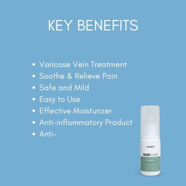 Varicare Serum 30 mL - Natural Vein Remover - Anti-Varicose Vein ...