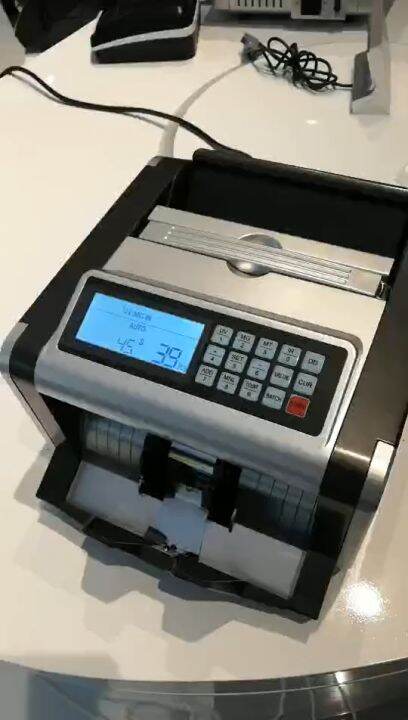 Automatic Multi Currency Money Counter Machine Fake Money UV/MG/MT/DD ...
