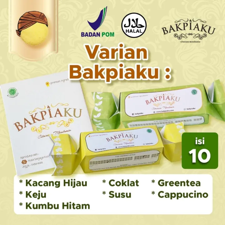 Bakpiaku Isi 10 | Lazada Indonesia