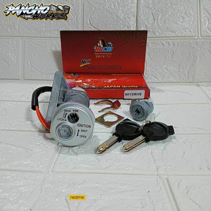 suzuki skydrive125 anti theft key set hachi brand | Lazada PH