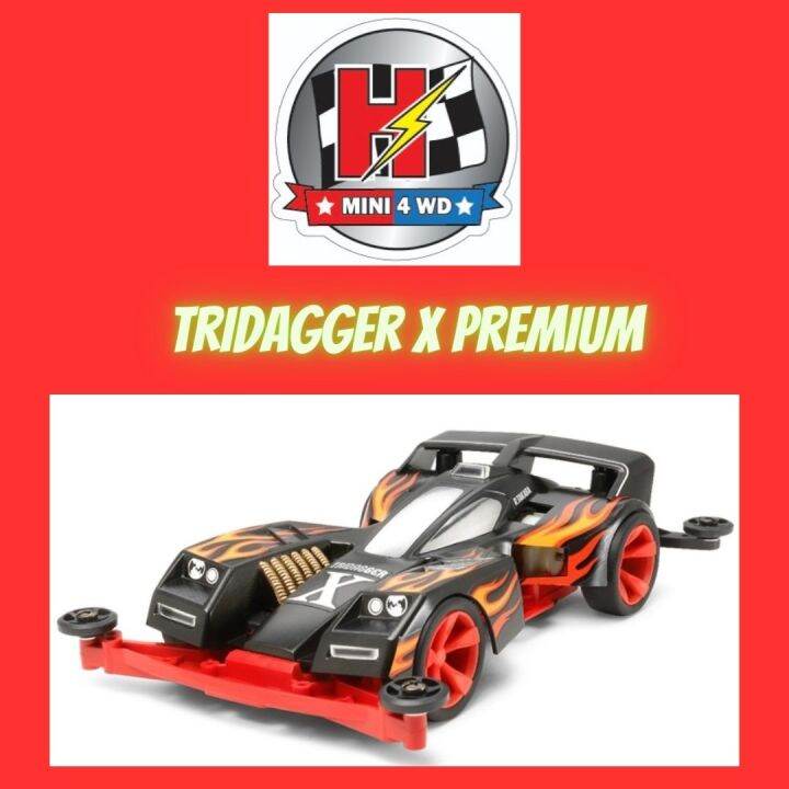Tamiya Mini 4WD Tridagger X Premium , Chassis Super 2 . | Lazada Indonesia