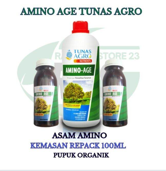 Pupuk Cair Asam Amino Amino Age 100 ml Tunas Agro [Kemas Repack ...