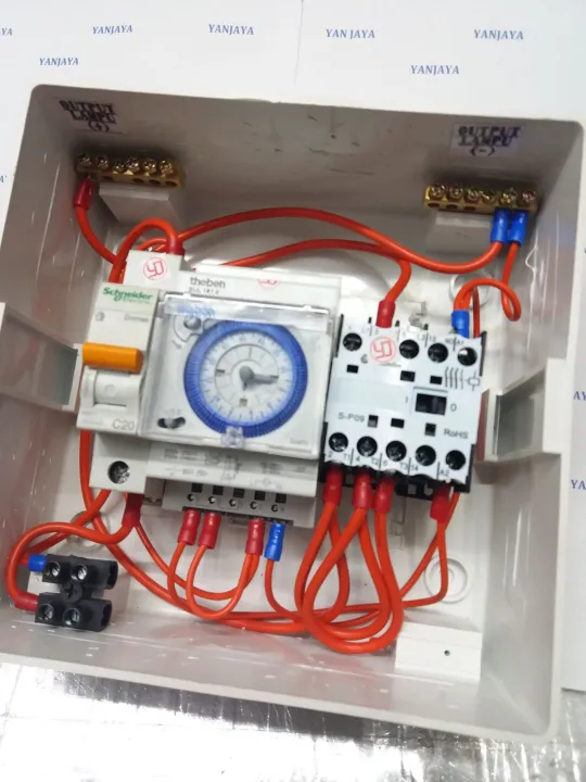 PANEL TIMER LAMPU OTOMATIS 24JAM PANEL TIMER THEBEN SUL181D | Lazada Indonesia