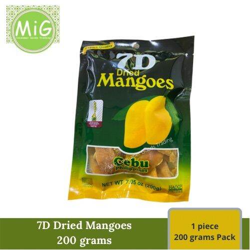 7D Dried Mangoes 200 grams x 1 pack | Lazada PH