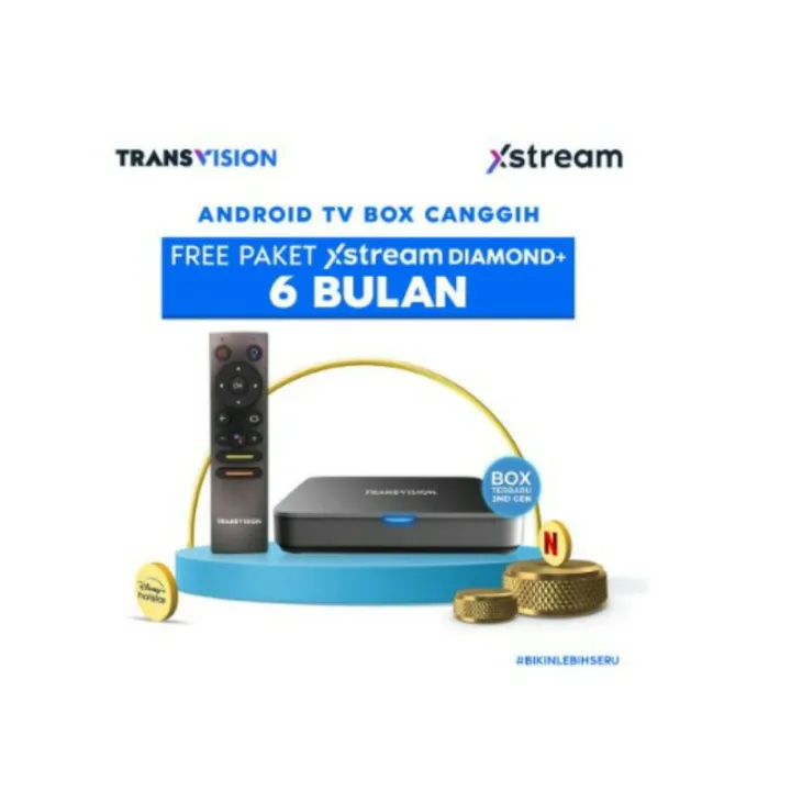 Android TV Box Xstream TransVision Gen 2 - TV Digital Free FIFA Wordl Cup Qatar 2022 | Lazada ...