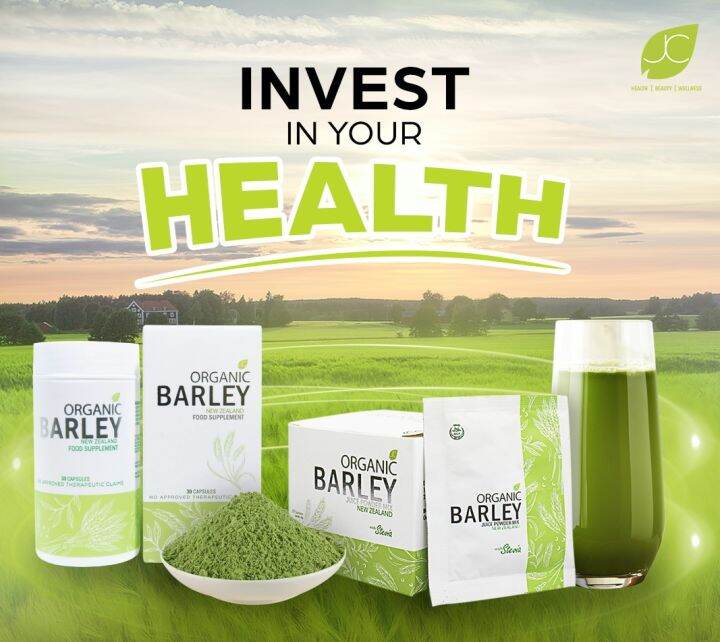 JC Organic Barley Juice Powder FDA Approved Healthy Drink Only Barley ...