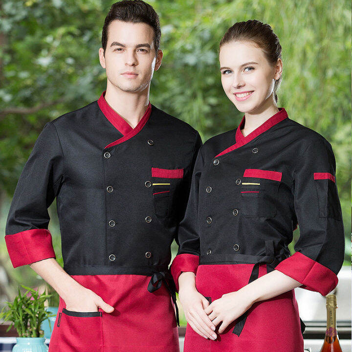 [COD]Chef Uniform for Men Women Chefs Uniform Chef Uniform Short Sleeve ...