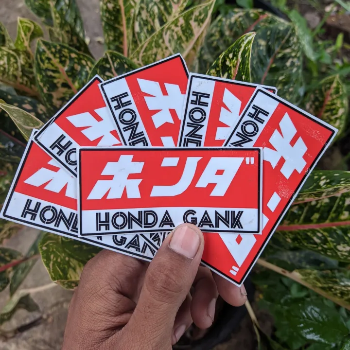 Sticker Stiker Honda Gank v1 | Lazada Indonesia