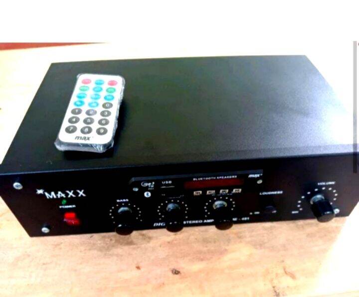 power amplifier 300w stereo 150w 2x sudah di lengkapi bluetooth ...