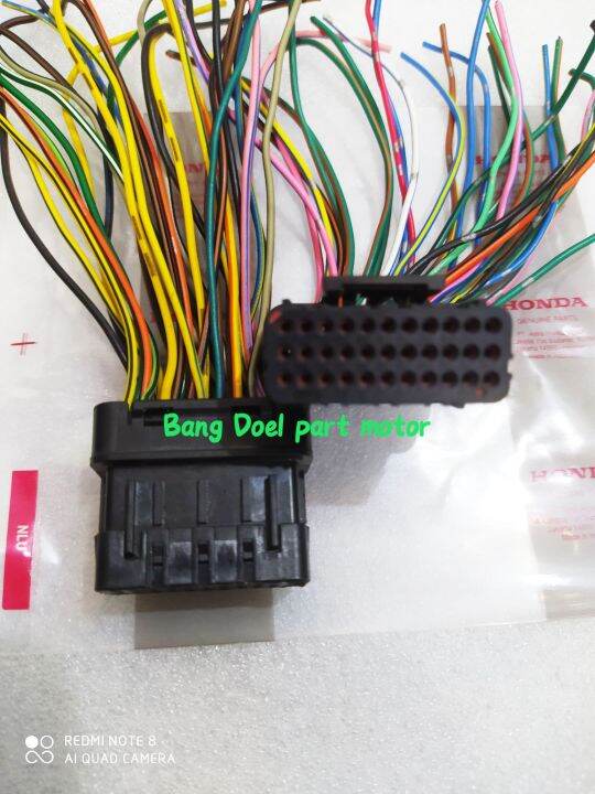 KABEL SOKET SOCKET ECU ECM HONDA FI PIN 33 BEAT SCOOPY VARIO PCX ADV SUPRA GTR SUPRA X 125 ...