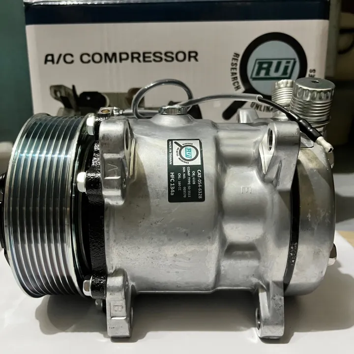Heavy Duty RUI 507 12v Multigroove AC Compressor | Auto Aircon | Lazada PH